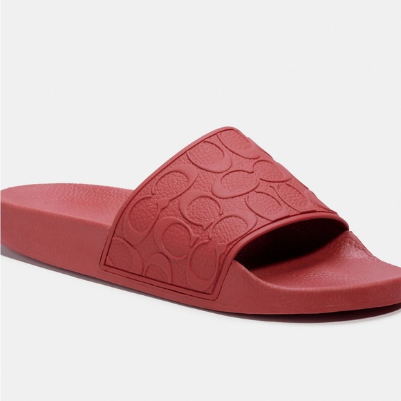 Coach | Shoes | Coach Signature Pool Slide | Poshmark